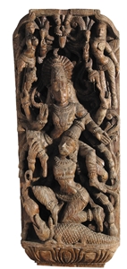 Bid & Hammer > Shiva Carvings in Wood