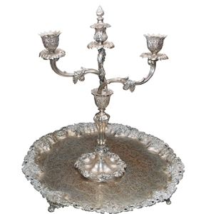 Bid & Hammer > A VICTORIAN PERIOD EPNS TRAY